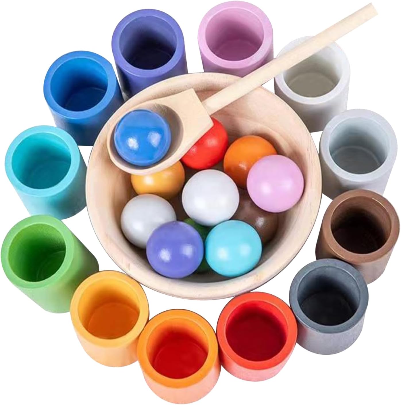 ColorMatch Masters – Montessori Wooden Color & Sorting Cups Set – Shop ...