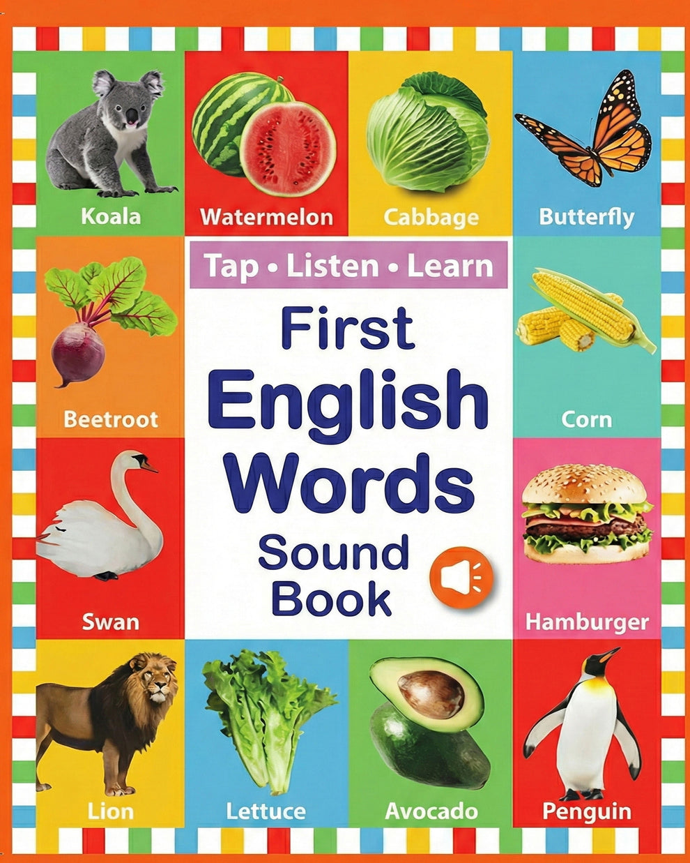 My First English Words Sound Book , English Learning Talking Book ...